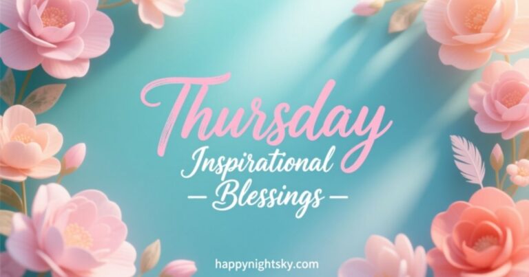 120+ Thursday Inspirational Blessings Images